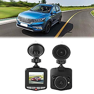 Car Driving Recorder, 1080P Full HD Dash Cam Portable 2.2inch Car DVR Camera 170° Digital Driving Video Recorder A5 Built-in GPS Recorder Loop Recording 1/3" CCD Image Sensor Anti-Vibration OSD