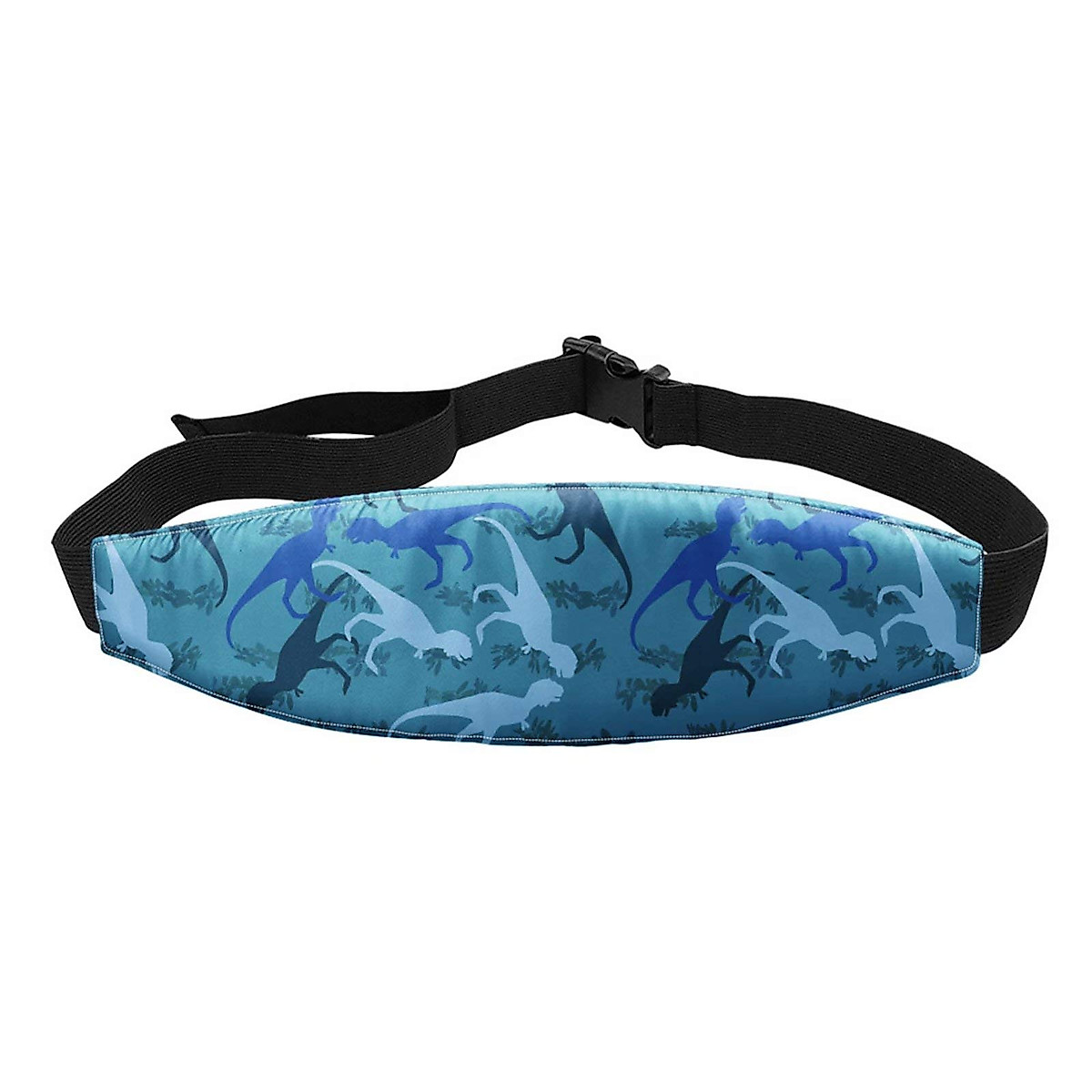 STUOARTE Unisex Child Car Seat Head Support Band, Baby Seat Pillow Support Bands, Adjust Stroller Supports Strap, Comfortable Pads, Sleeping Positioner Protect for Child Seats Boys, Dinosaur