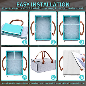 COSIFO Baby Diaper Caddy Organizer with Hook, Diaper Basket Caddy, Nursery Storage Bin Portable Holder Tote Bag with Cover for Changing Table and Car Baby Shower Gifts