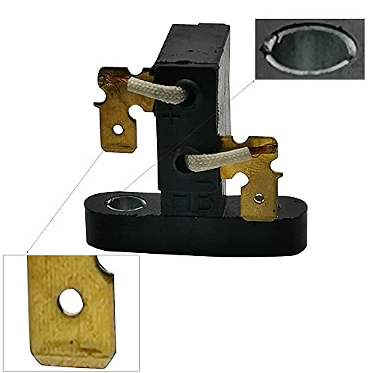 YAMAKATO Predator 6500 8750 9000 Generator Carbon Brush Assembly OEM for Honda Champion 7000 8000 7500 9400 9500 5000 5500, Generac ETQ Powermate Firman Generator Brushes etc. Alternator Brushes