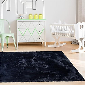 COZYLOOM 8x10 Area Rugs for Bedroom Plush Rug Fuzzy Rug Living Room Rugs Non-Slip Rug for Living Room Bedroom Dining Room Office