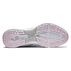 FootJoy Women's FJ Fuel Boa Golf Shoe, White/White/Pink, 7