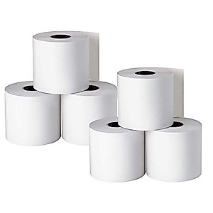 1InTheOffice Cash Register and Point of Service Printer Paper 3 Inch X 128 Foot, 10 Rolls