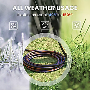 Giraffe Tools Garden Hose 25ft x 5/8", Water Hose Heavy Duty, Flexible, Lightweight Hybrid Hose with Swivel Handle, Male to Female Fittings, Burst 600 PSI