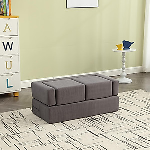 MastonHome Kids Couch - Modular Kids Sofa for Toddler and Baby Playroom/Bedroom Furniture Removable Cover