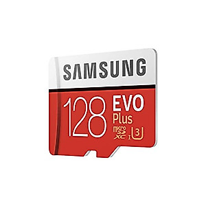 Samsung Evo Plus 128GB Micro SD SDXC Class 10 Memory Card U3 100MB/S (MB-MC128HA APC)