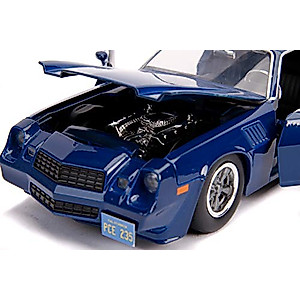 Jada Toys Billy's Chevrolet Camaro Z28 Dark Blue with Collectible Coin Stranger Things (2016) TV Series 1/24 Diecast Model Car by Jada 31110