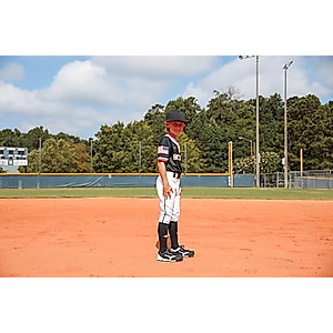 Mizuno Boys Youth Premier Short Piped Pant S White-Black, White/Black, Small US