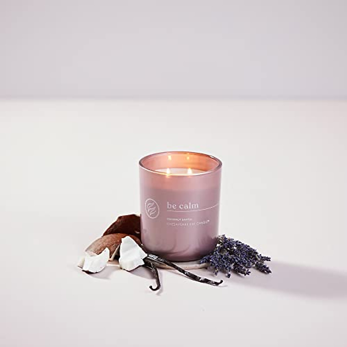 Chesapeake Bay Candle Intentions Collection Candle, Be Calm: Relax and let go (Coconut Santal), 13 oz, Home Décor