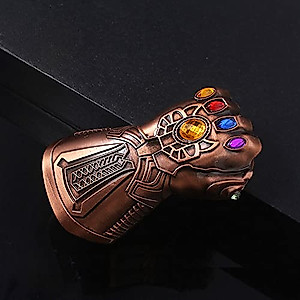 Thor Hammer Keychain Bottle Opener-Glove Opener Beer Opener-Beer Gifts for Men… (three-piece set)