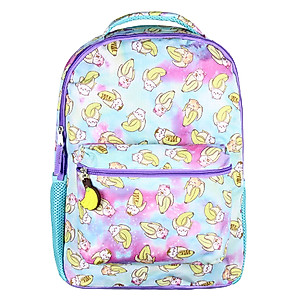 Crunchyroll Bananya Anime Cartoon Tabby Bananyako Galaxy Toss Print Backpack