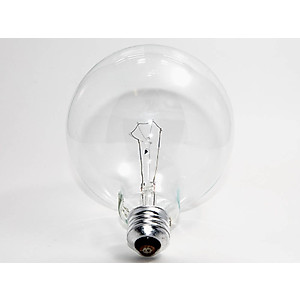 Philips 60w 120v G40 DuraMax Clear E26 Decorative Incandescent Light Bulb