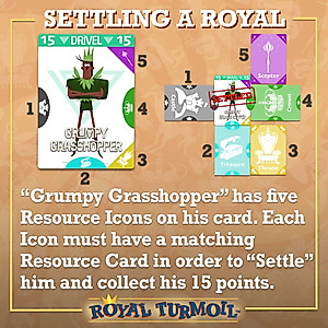 McKenna Games Royal Turmoil – New Wildly Fun Card Game for Kids 8-12, for Kids and Adults, Family Game and Learning Game for Family Night with Fast Setup and Fun Play