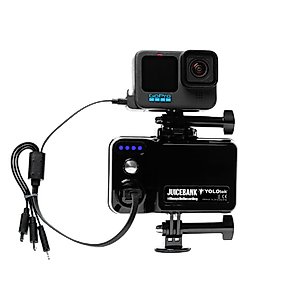 External Battery for Go Pro/Mevo GoPro Accessories for Go Pro 11 Hero 10 9 8 7 5 Baseball GoPro Fence Mount. JUICEBANK 7800mAh 6-8.5hrs The Best Portable Battery Power Bank! YOLOtek US Veteran Owned