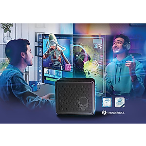 Newest Intel NUC 9 NUC9i7QNX (Intel 6-Core i7-9750H, 64GB RAM, 2TB PCIe SSD) Ghost Skull Canyon Extreme Gaming Box Elite Mini Business Desktop, 2 x Thunderbolt, WiFi 6, HDMI, IST Cable, Windows 10 Pro