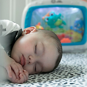 Baby Einstein Sea Dreams Soother Musical Crib Toy and Sound Machine, Newborns Plus