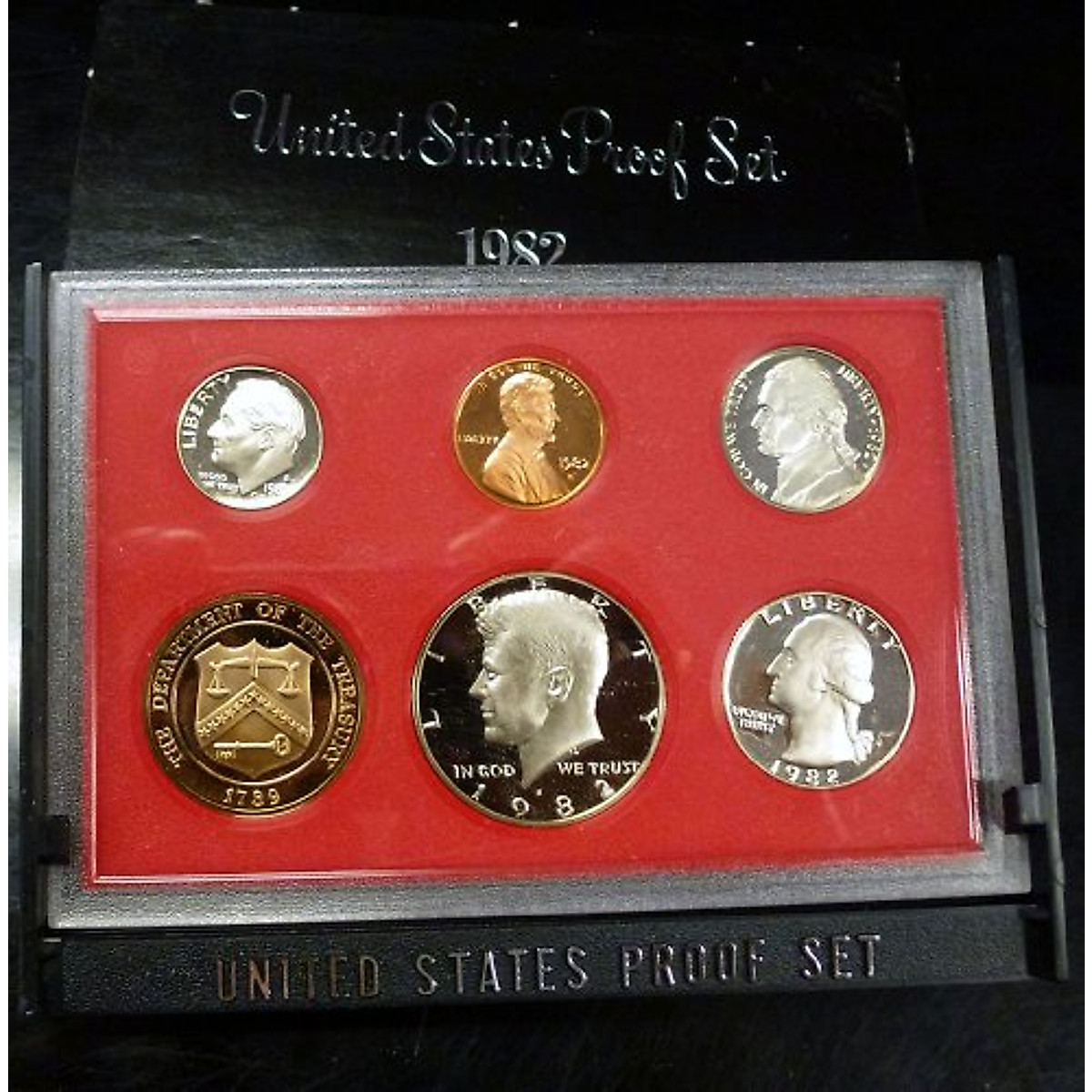 1982 S U.S. Mint Proof Set Original Mint Pkg