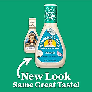 Newman's Own Dressing, Ranch, 16 Fl Oz