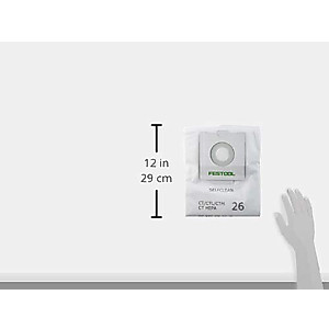 Festool 496187 Selfclean Filter Bag For CT 26, Quantity 5 (1)