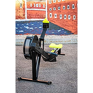 Yellow Phone Holder and Silicone Seat Cover Combo Designed for The Concept 2 Rowing Machine and PM5 Monitor