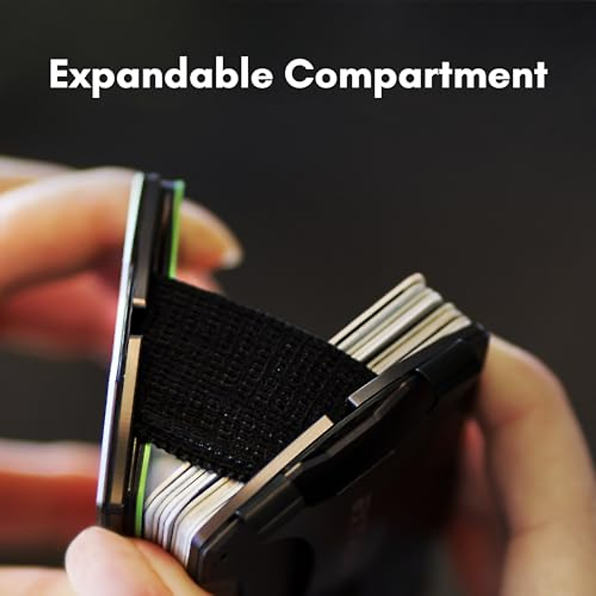 Extremus Mens Wallet, Slim Tactical Wallet with Money Clip and Credit Card Holder, Minimalist Front Pocket Wallet for Men, Rfid Blocking Wallet, Black