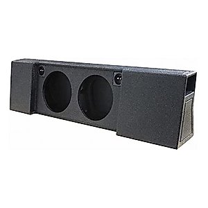 2009-17 Ford F150 Super Crew+2017 F250/350 Super Duty Dual 12" Subwoofer Sub Box