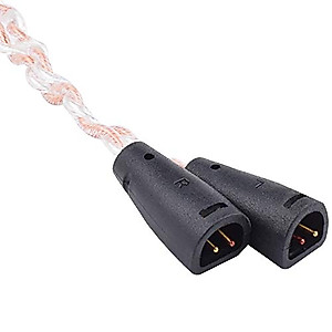 Alitutumao 7NOCC 72 Cores IE80 IE8I IE8 Earphone Cables HiFi Wire Compatible with Sennheiser Headset Replaceable Upgraded Audio Cable