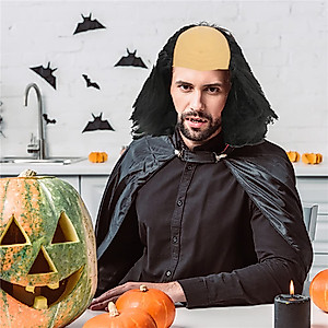 CHOP MALL Black Wig Halloween