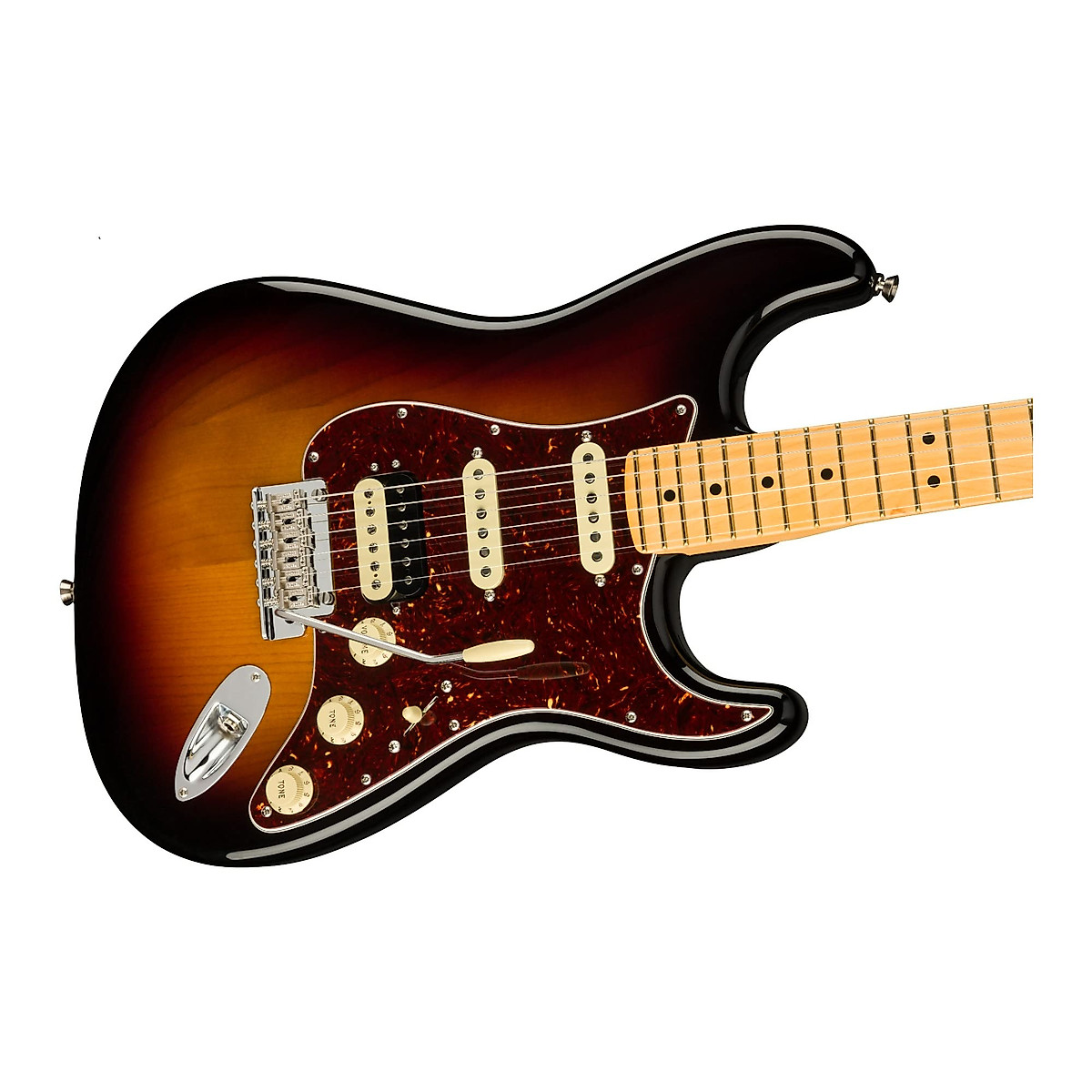 Fender American Professional II Stratocaster HSS - 3 Color Sunburst with Maple Fingerboard