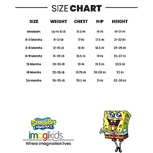 SpongeBob SquarePants Newborn Baby Boys Romper and Hat Yellow/Blue 0-3 Months