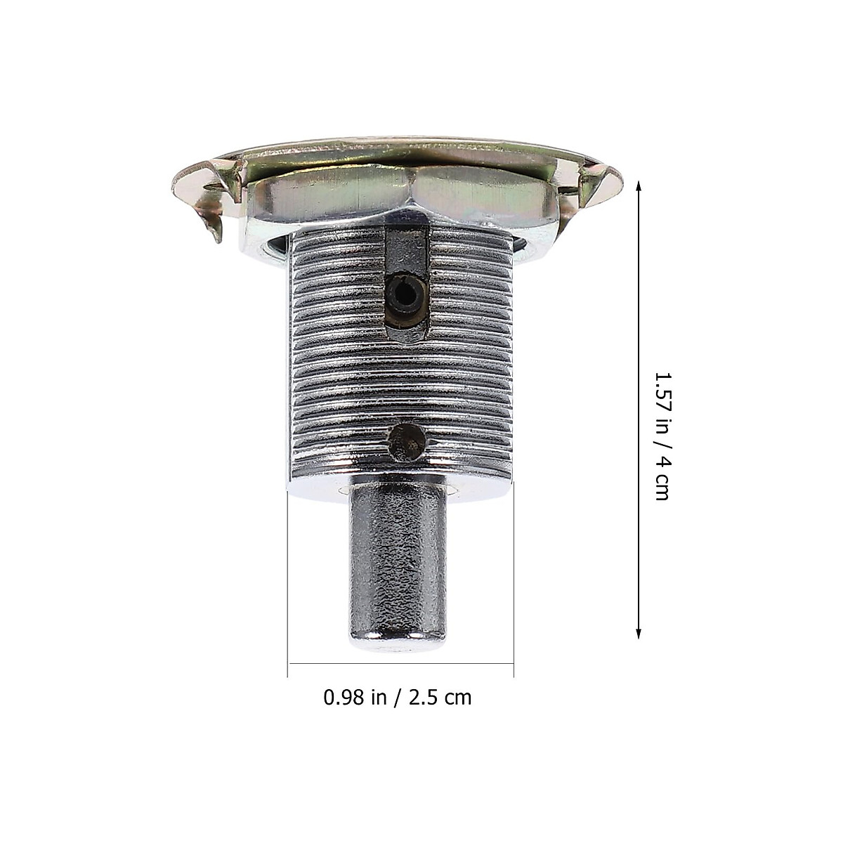 TEHAUX Vending Machine Lock Key, Tubular Cam Lock Soda Machine Lock Key Set Universal Snack Machine Lock Zinc Alloy Cam Lock with Key for Vending Machine Metal Tool Box (Random Style)