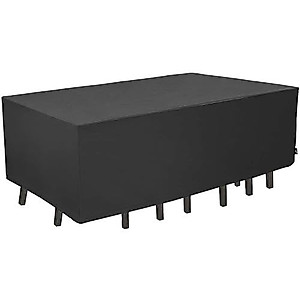 AKEfit Patio Furniture Covers, Outdoor Furniture Cover,Heavy Duty 500D (75" L×47" W×28" H)