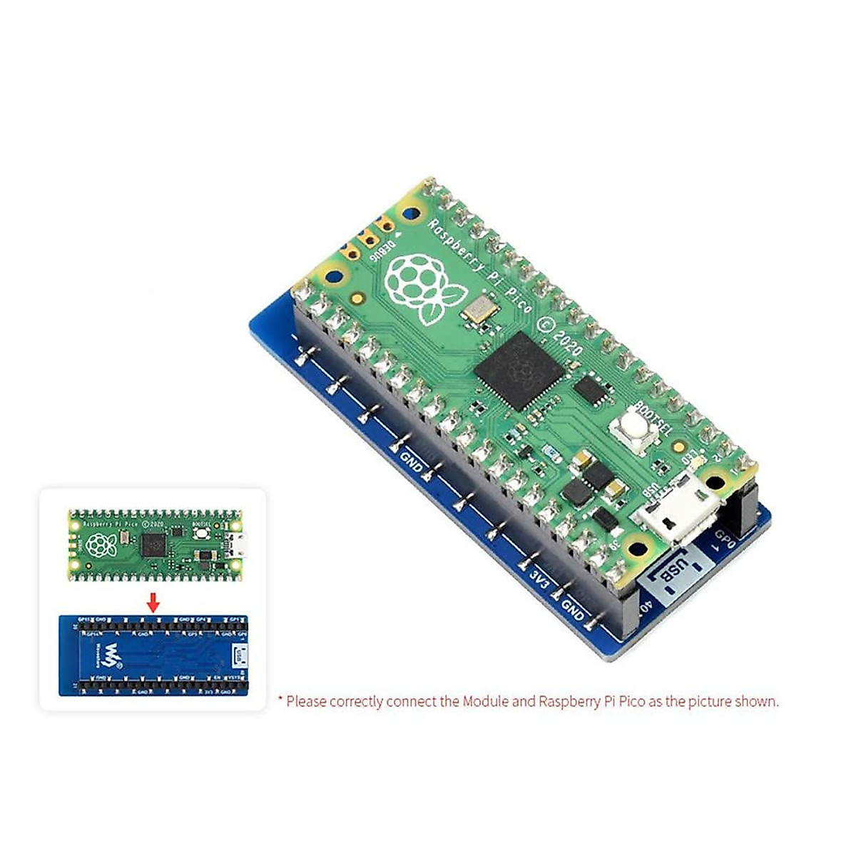 UART ESP8266 WiFi Module for Raspberry Pi Pico Supports TCP/UDP Protocol