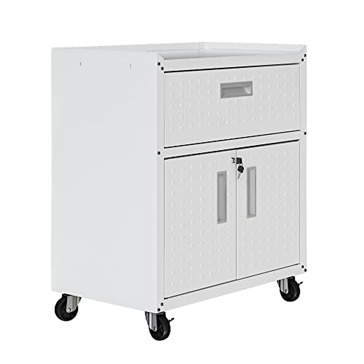 Manhattan Comfort Fortress Storage Units, White