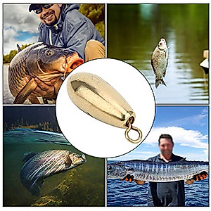 nwejron Fishing Sinkers Set, Alloy Copper Fishing Weights Fishing Sinkers Accessories Kit for Fishing Lovers for Fishing Tool(10g)