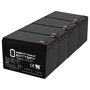 Mighty Max Battery 12V 15AH F2 Replaces Razor 15165070 MX650 Dirt Rocket - 4 Pack
