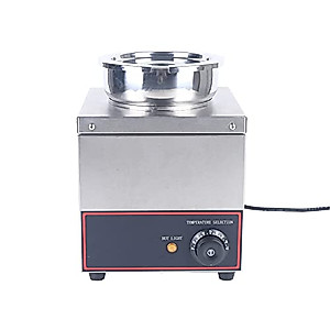110V Nacho Cheese Dispenser Hot Fudge Dispenser, 150W Cheese Warmer 30-110 ℃ Cheese Dispenser Warmer Commercial Food Warmer for Soups, Chocolate, Caramel, Restaurants, Cafeterias (86-230 ℉)