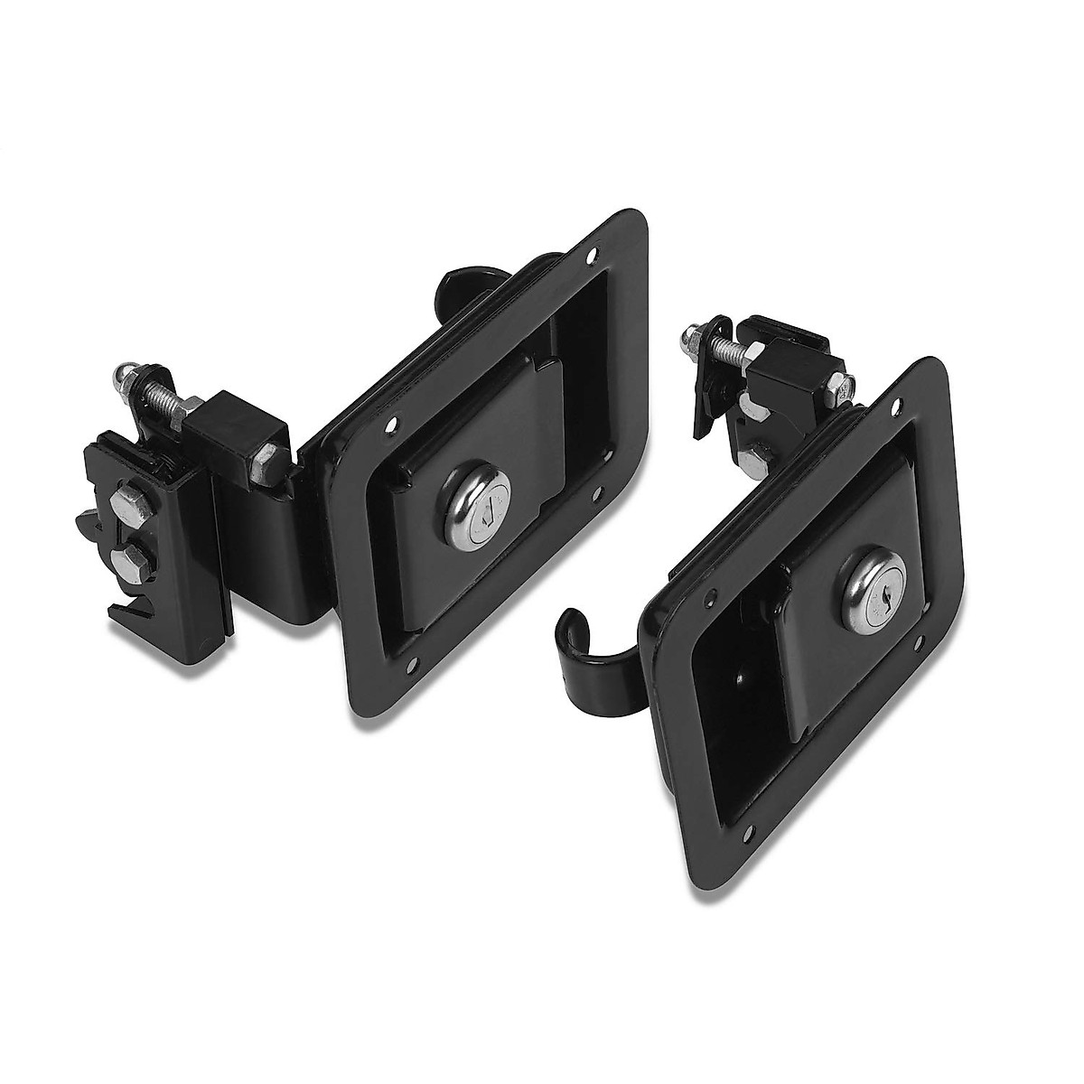 Bestop 51251-01 Paddle Handle Set with Rotary Latch for 1987-1995 Wrangler YJ , Black