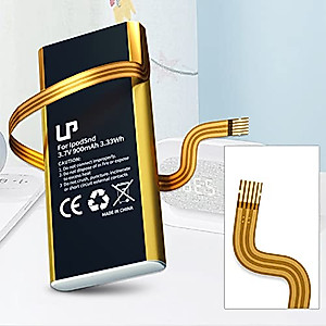 Battery for Apple iPod Video/Classic 5th Generation 30GB, LP 2-Pack 900mAh Replacement Battery for iPod G5 Compatible with 616-0227, 616-0229, 616-0230, 616-0392, 616-0412, EC008, EC008-1, EC008-2