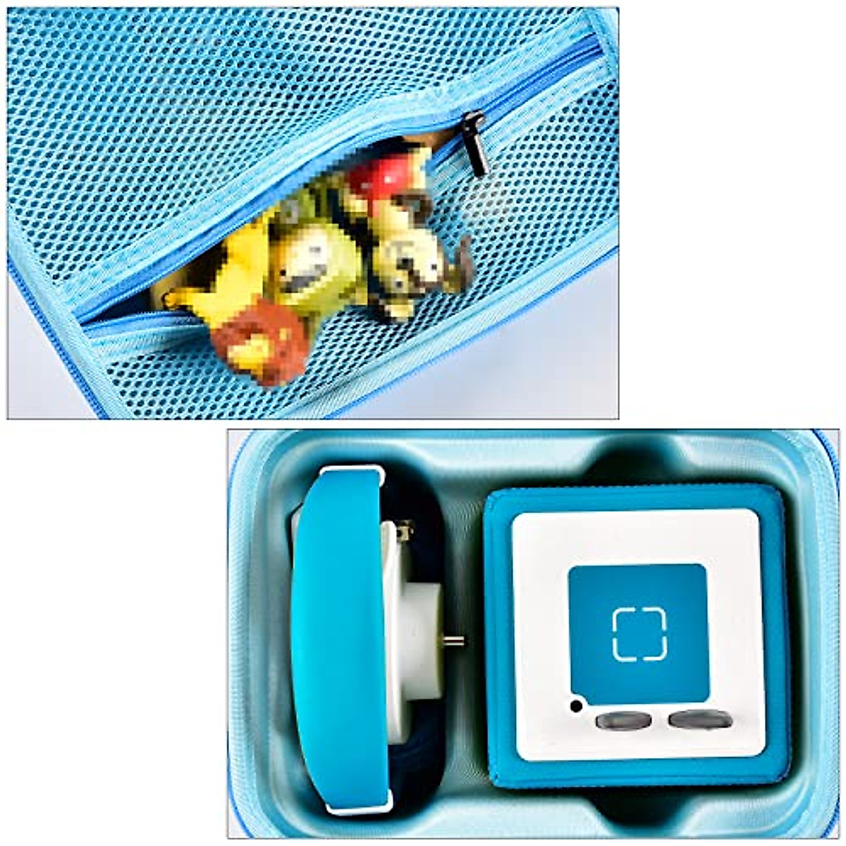 Case Comaptible with Toniebox Audio Player Starter Set and for Tonies Figures Characters. Toy Story Storage Organizer Carrying Holder for Headphones, Charging Station and Accessories (Box Only) -Blue