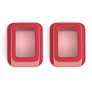 G Ganen 2-Pack Buckle Holder Compatible with Baby Seat - Keep Buckle in Upright Position and Makes Buckling Easier (Red, Regular)