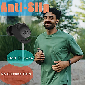 Luckvan 5 Pairs Sport Ear Cover for Sennheiser Momentum True Wireless 3 Ear Hook Anti-Slip Earbuds Cover for Sennheiser Earbuds Replacement Fit in Sennheiser Momentum 3 Case