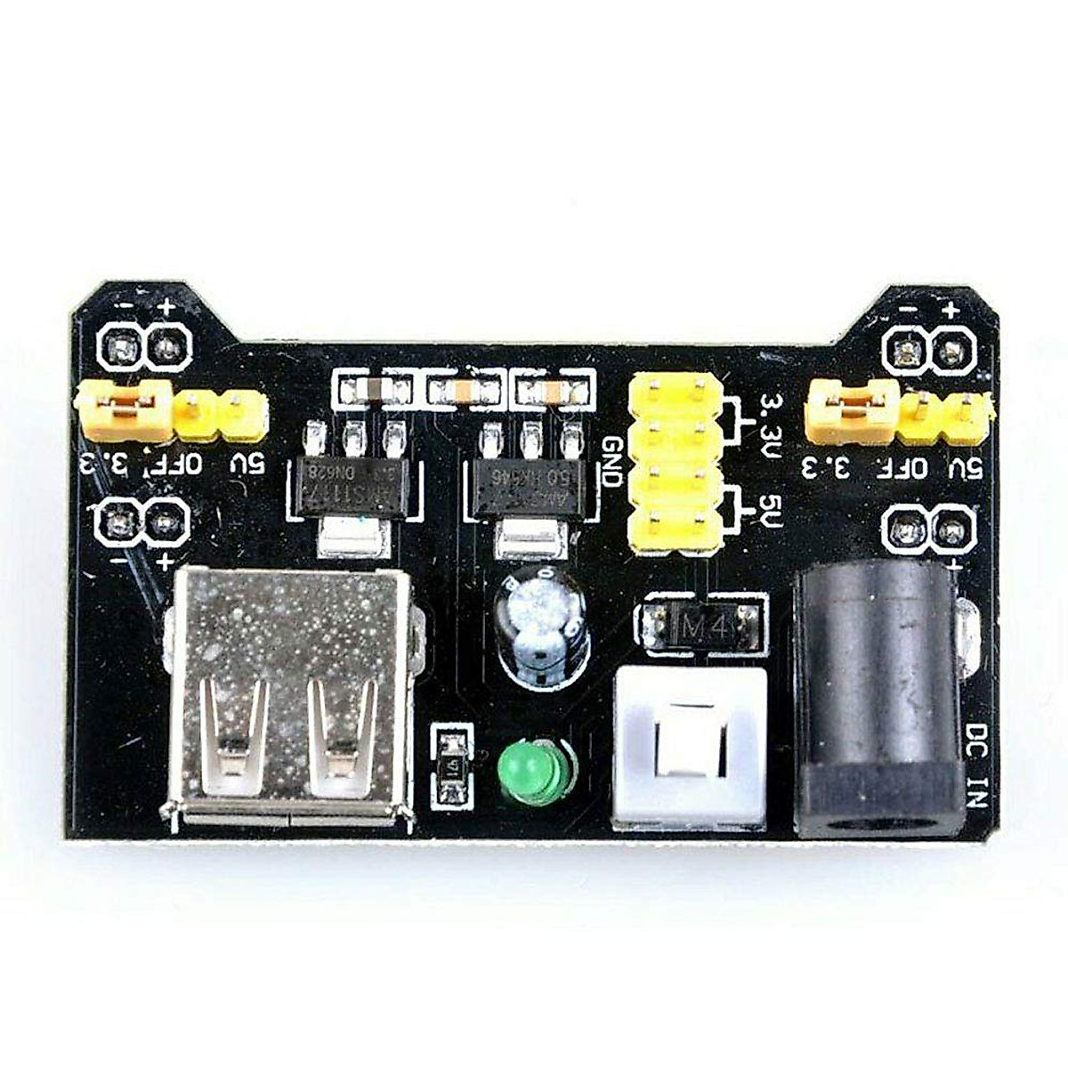 Gump's grocery MB102 Breadboard Power Supply Module 3.3V 5V for Arduino Solderless Breadboard