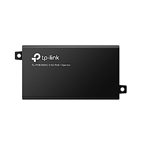 TP-Link TL-PoE260S 802.3at/af 2.5G PoE+ Injector | Non-PoE to PoE Adapter | Supplies up to 30W (PoE+) | Plug & Play | Desktop/ Wall-Mount | Distance Up to 328 ft. | UL Certified