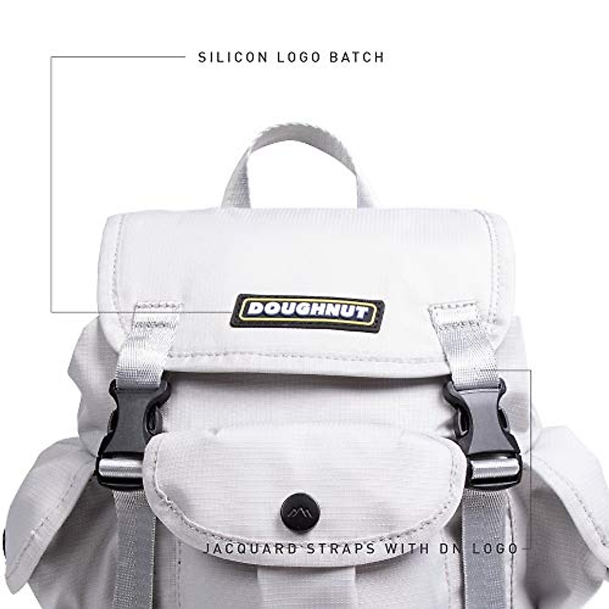 Doughnut Pioneer Collection LightHOUSE 6.5L Travel School Ladies College Girls Lightweight Casual Daypacks Bag Backpack (Stone)