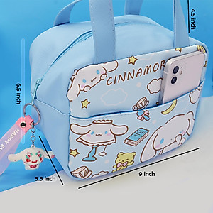 Holymid Kawaii White Dog Meal Holder, Portable and Convenient, Insulation for Temperature Control, Durable Materials, Stylish Design, Spacious and Versatile