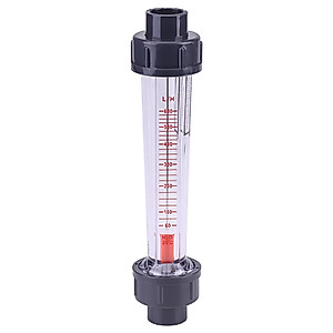 60-600L/H Rotameter Plastic Tube Liquid Water Meter DN15 Flowmeter LZS-15D