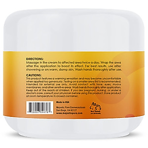 Majestic Pure, Moisturizing Cream (4 Oz, Hot Cream)