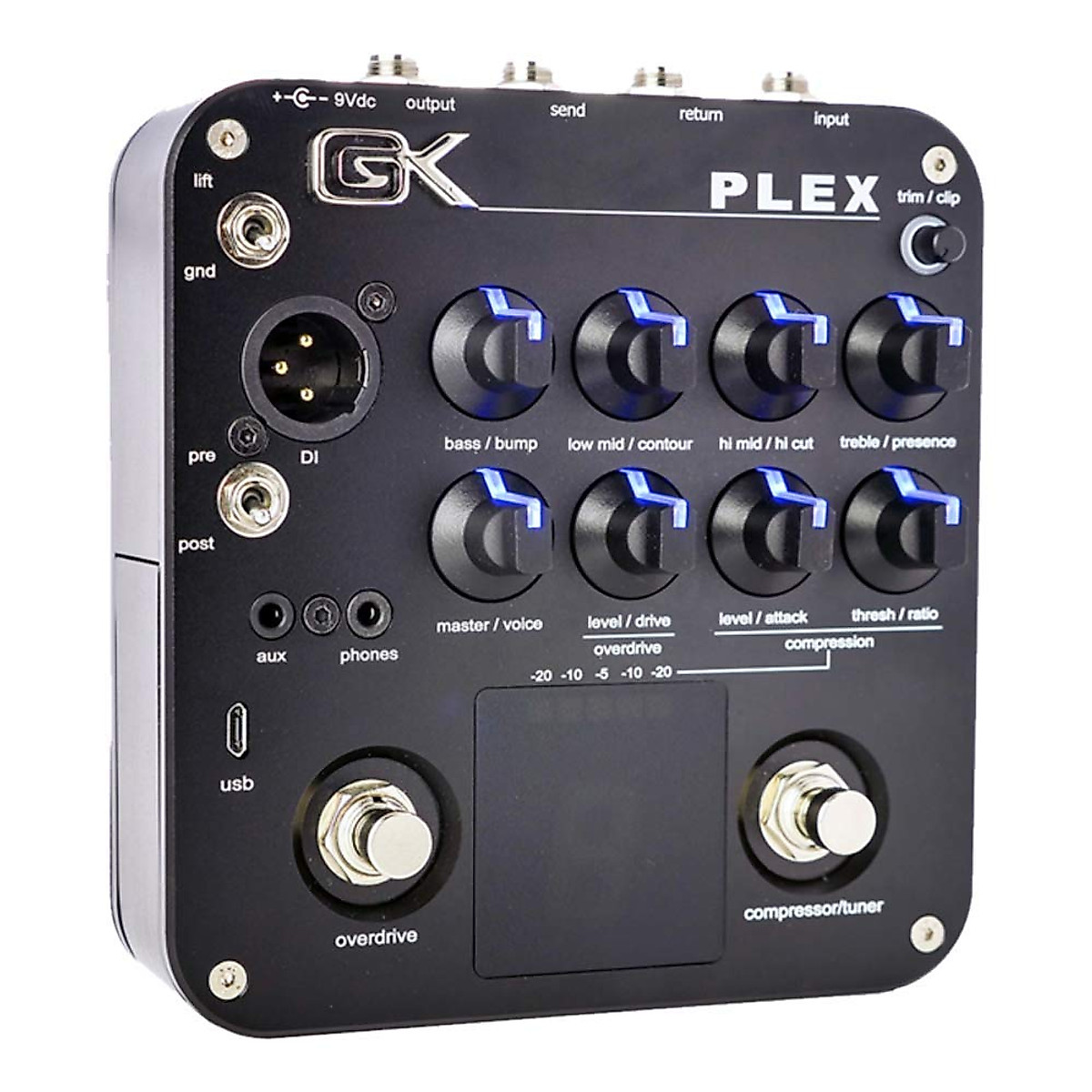 Gallien-Krueger PLEX Preamp Pedal w/USB