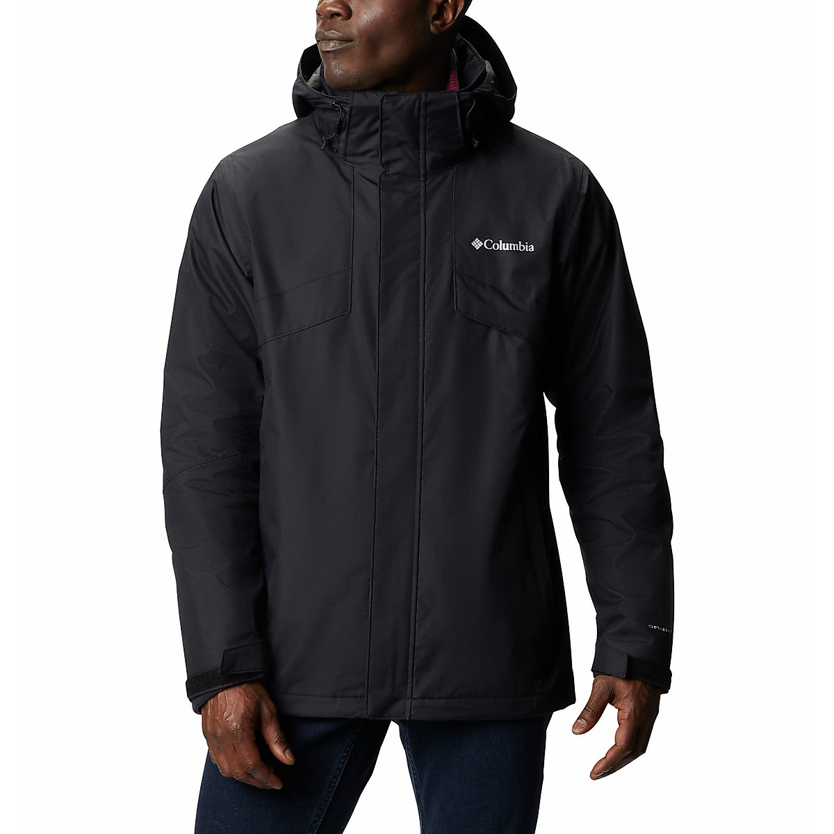 Columbia Men's Bugaboo II Fleece Interchange Jacket, Black, Large Tall